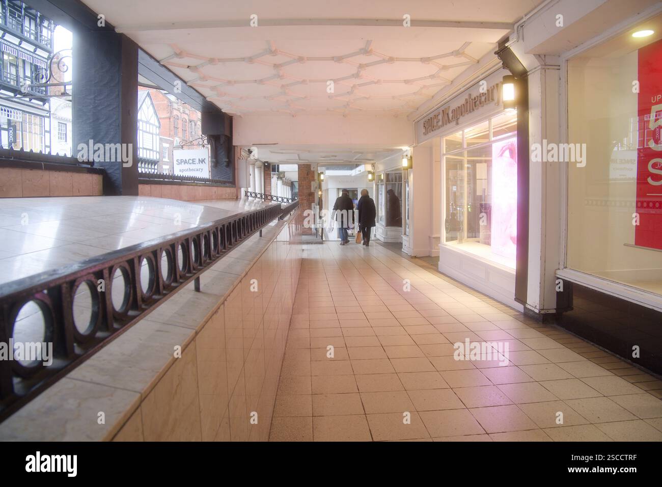 The Rows shopping mall in Chester, UK Stock Photo - Alamy