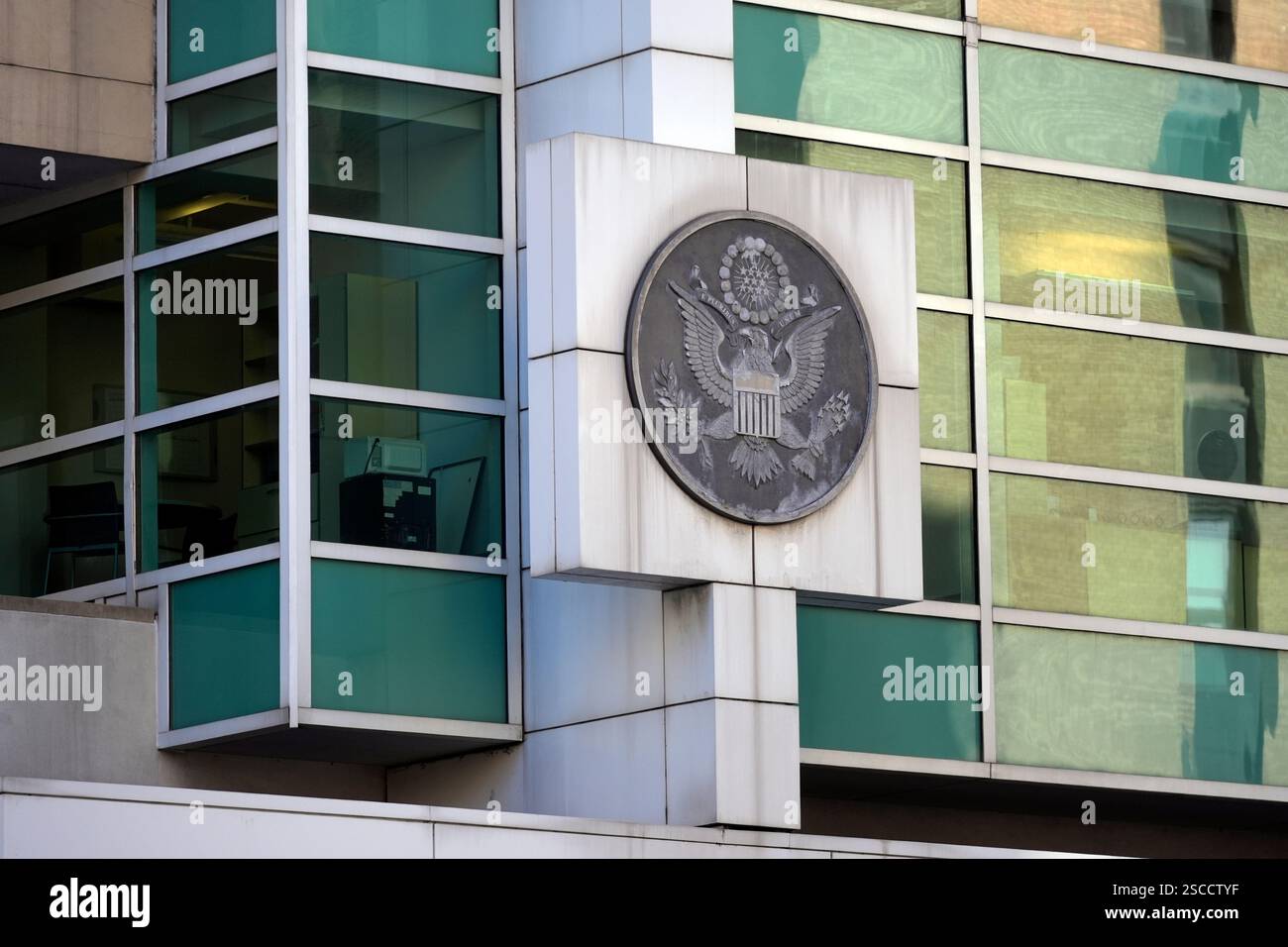 FILE - The U.S. Immigration and Customs Enforcement building can be ...