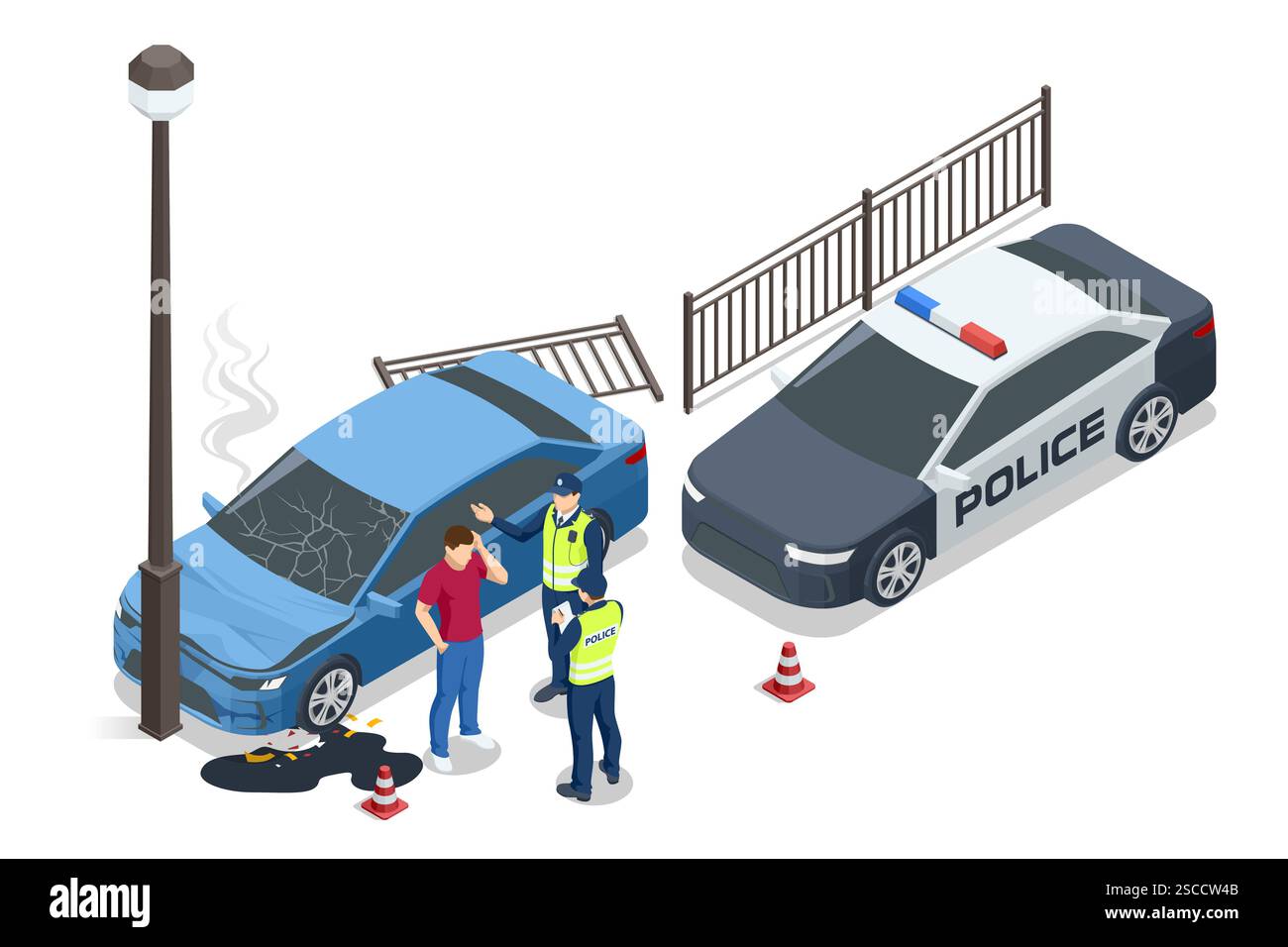 Police officers patrol path Cut Out Stock Images & Pictures - Alamy