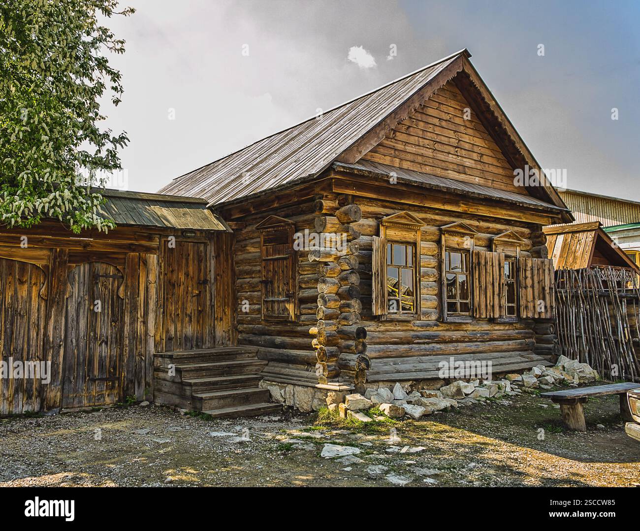 House museum of Ilya Repin in the village of Shiryaevo Stock Photo - Alamy