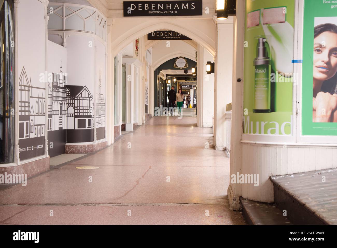 The Rows shopping mall in Chester, UK Stock Photo - Alamy