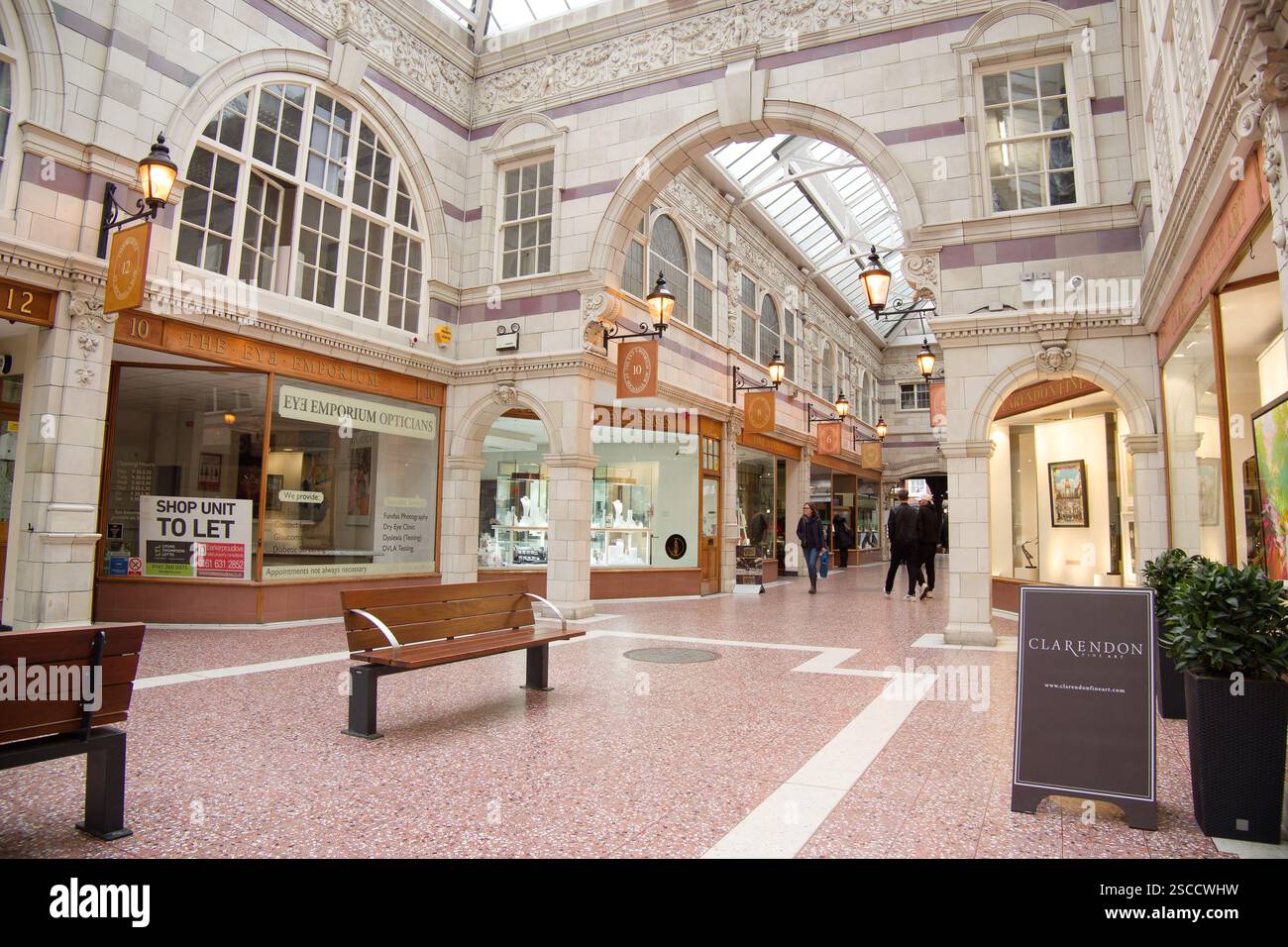 The Grosvenor shopping center in Chester, UK Stock Photo - Alamy