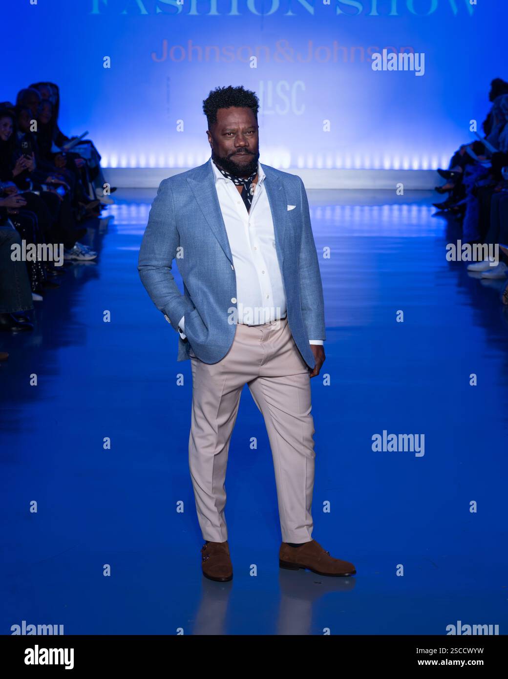 Michael Pugh walks The Blue Jacket Show for Zero Prostate Cancer at ...