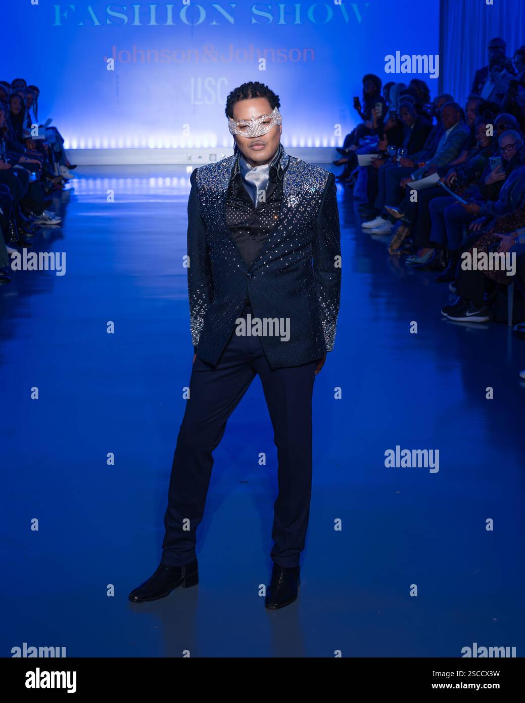 Ty-Ron Mayes walks The Blue Jacket Show for Zero Prostate Cancer at ...