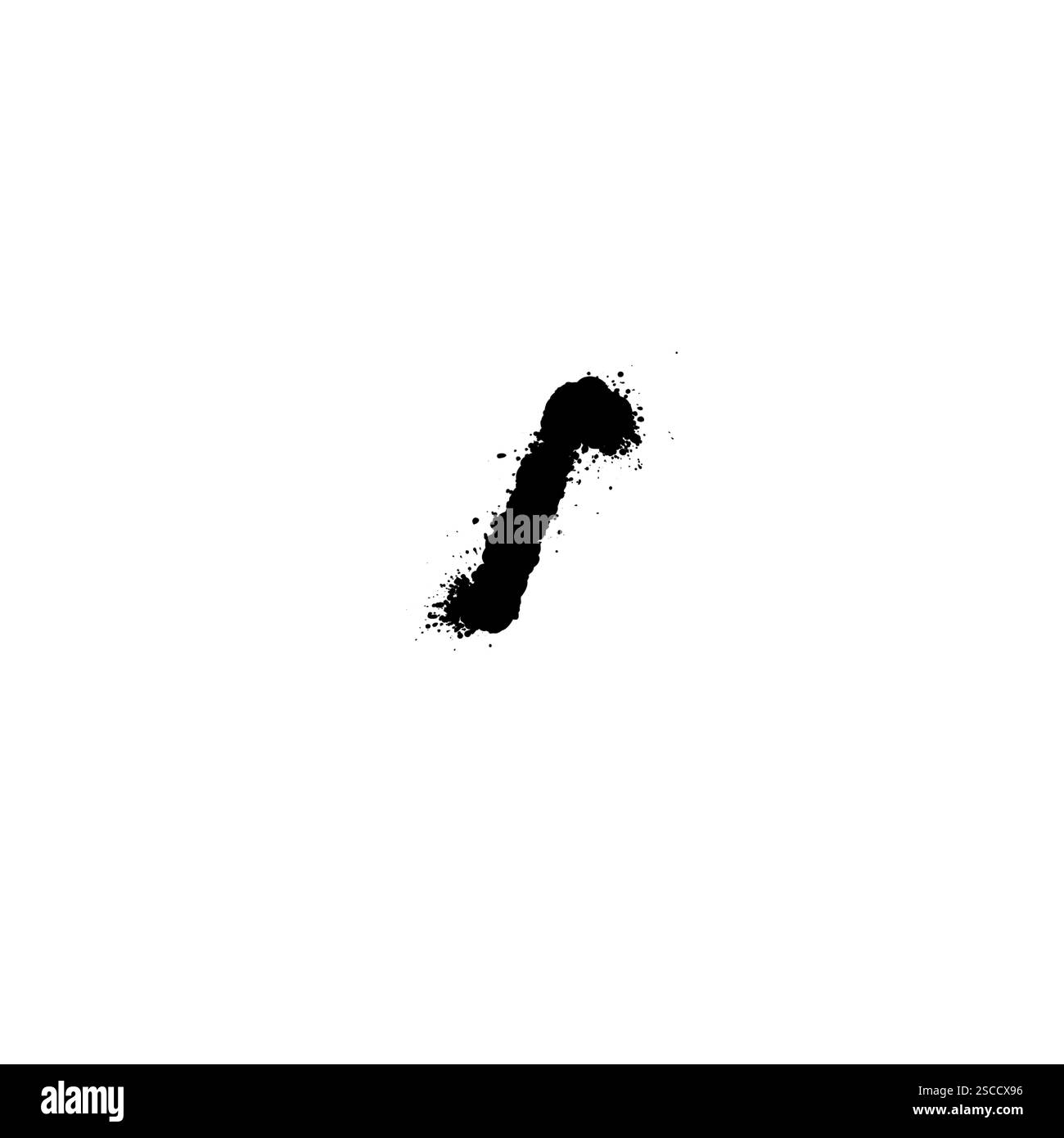 Graffiti letter I, modern logo concept, rough spray paint handdrawn ...