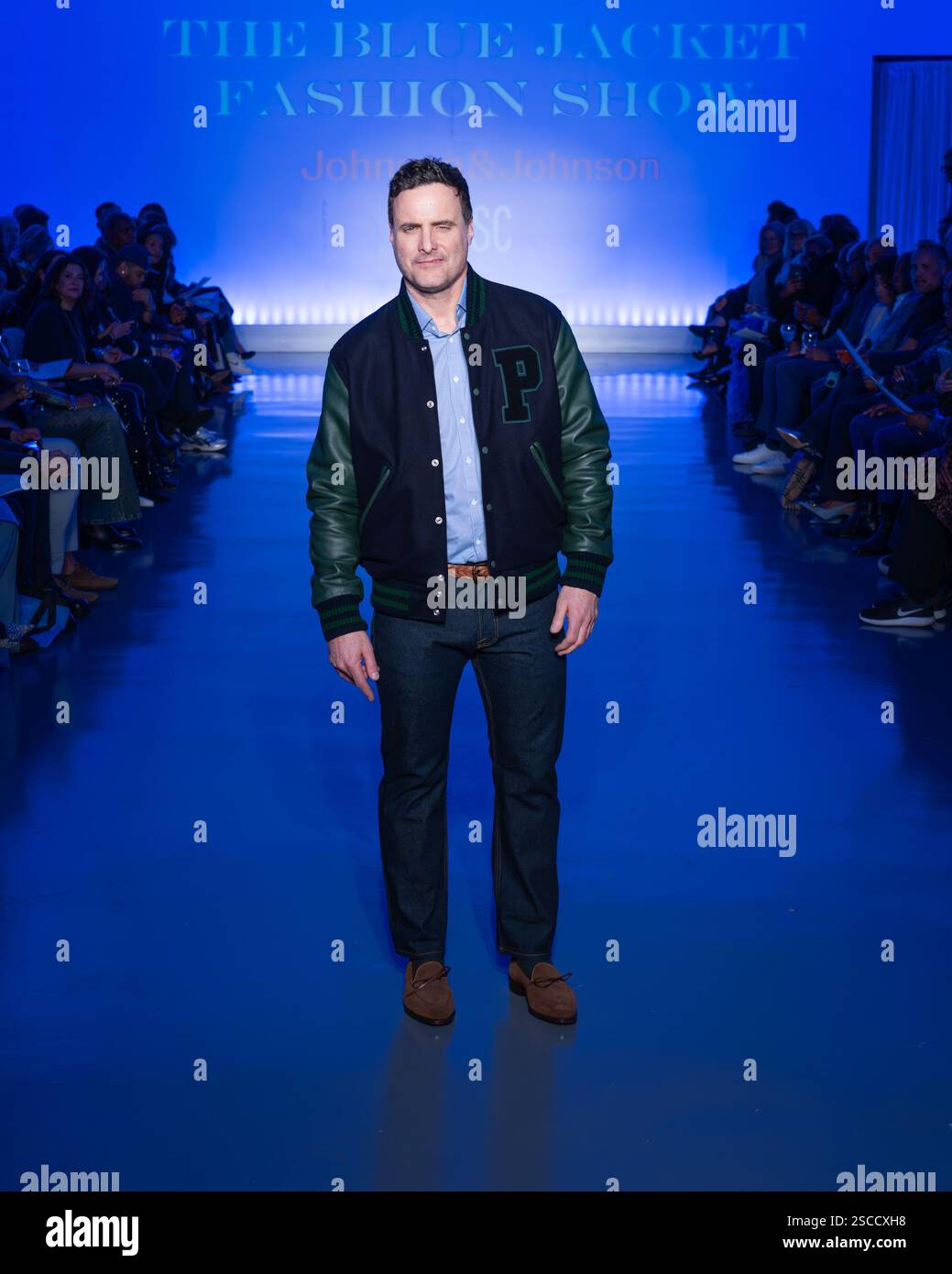 Dominic Fumusa walks The Blue Jacket Show for Zero Prostate Cancer at ...