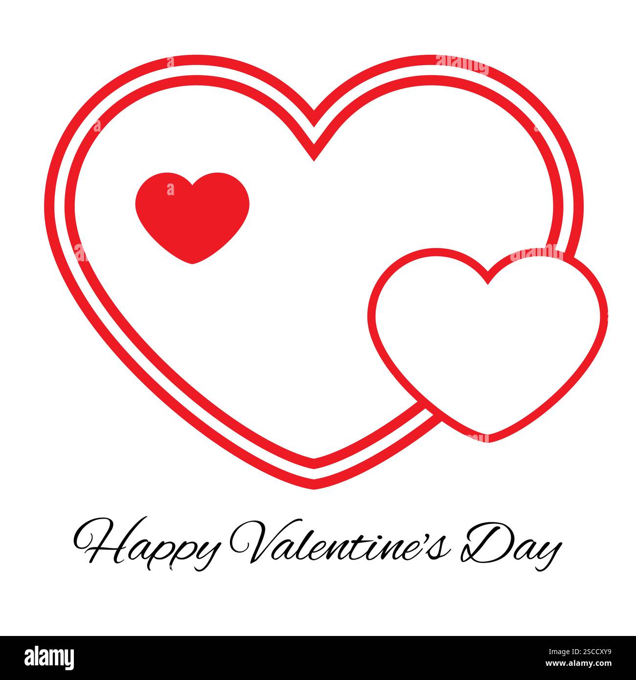 Romantic love symbol Stock Vector Images - Alamy