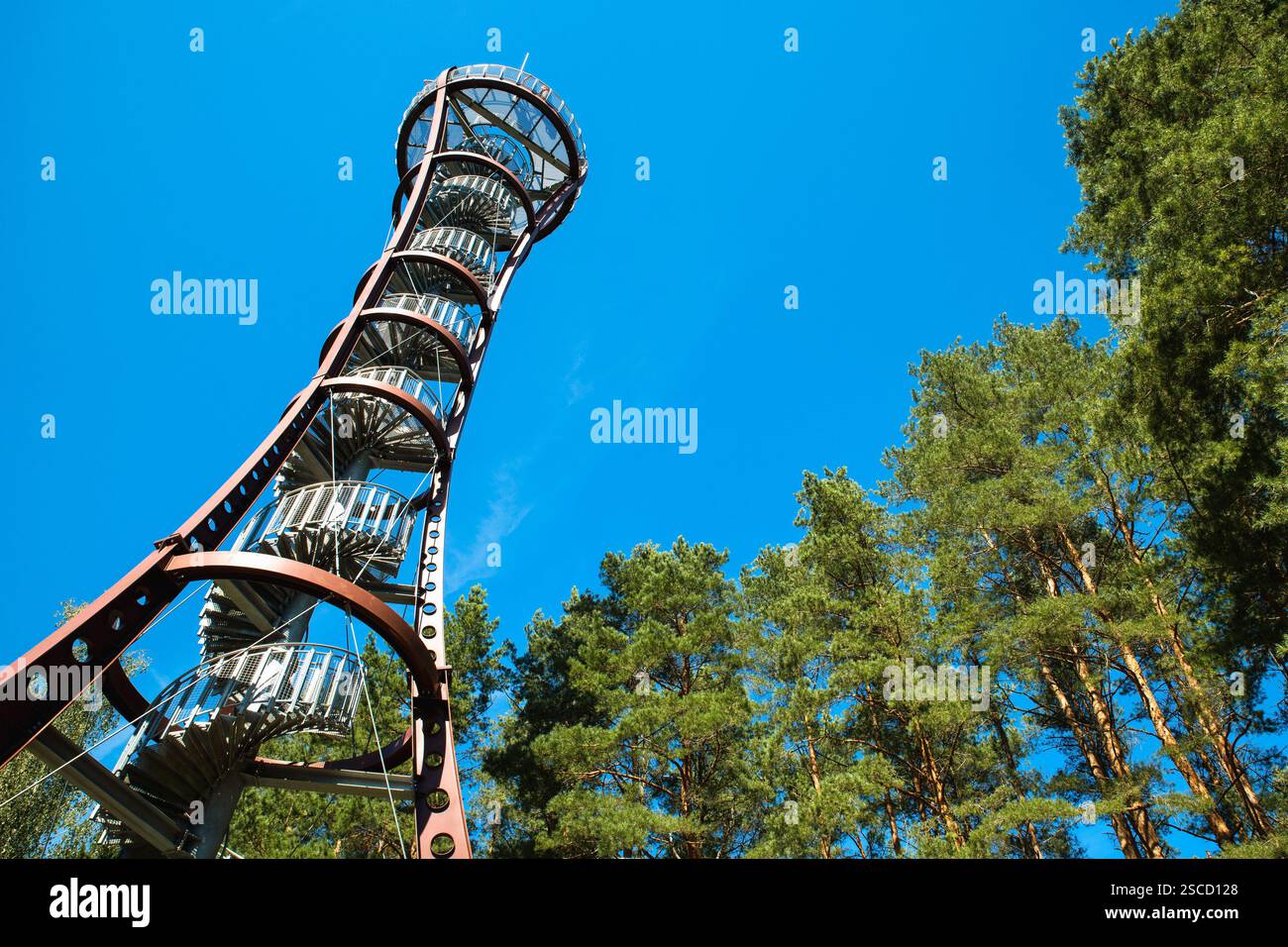 Labanoras Regional Park Tower, Lithuania. The tallest observation tower ...
