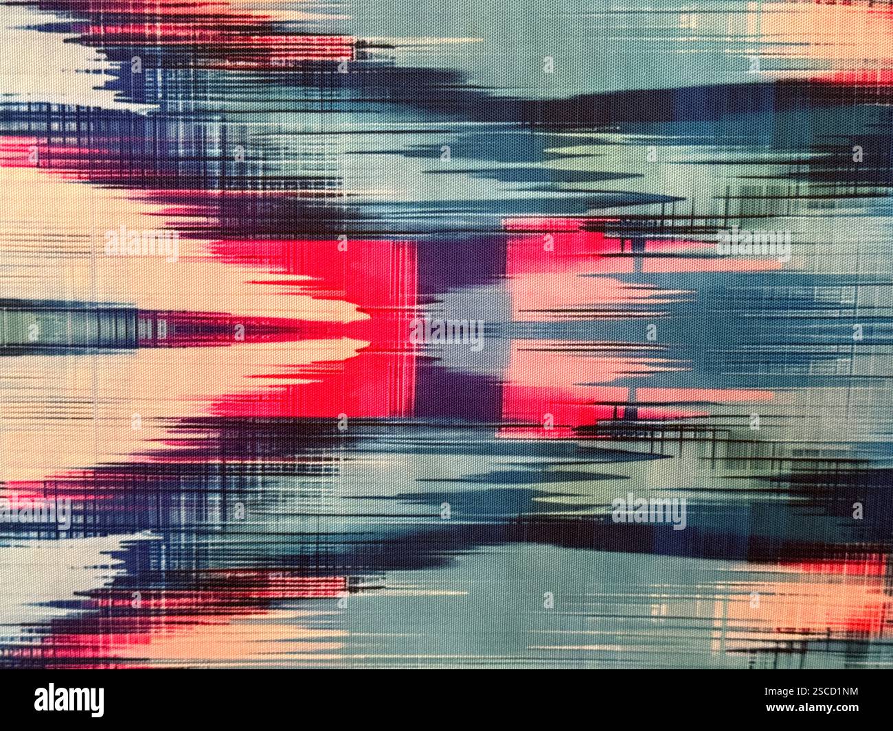 Random abstract luxurious printed fabric illustration in shades of blue ...