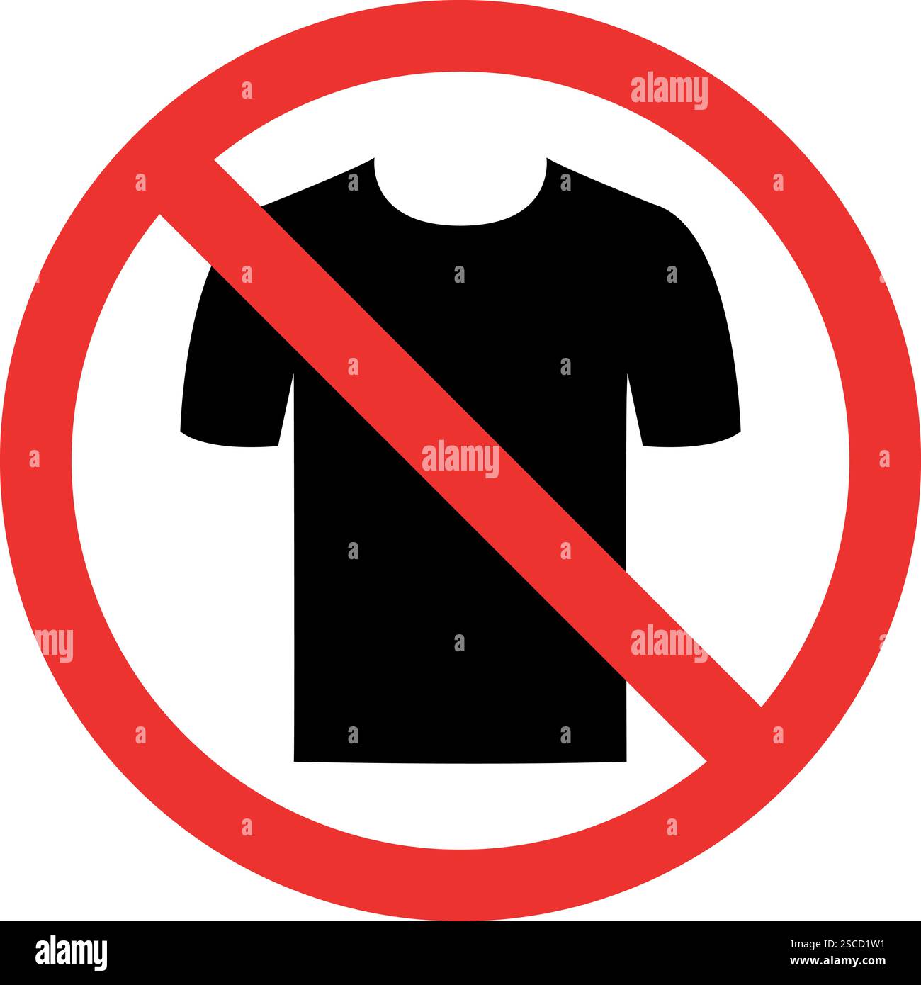 No t-shirt sign. Forbidden Signs and Symbols Stock Vector Image & Art ...