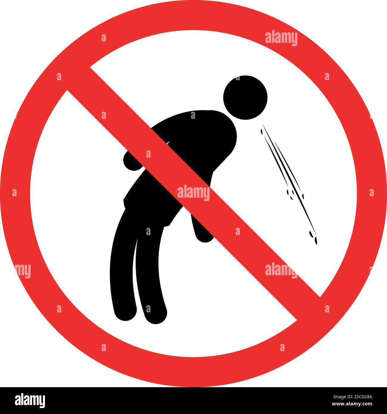 No spitting sign. Do not spit warning symbol. Forbidden Signs and ...