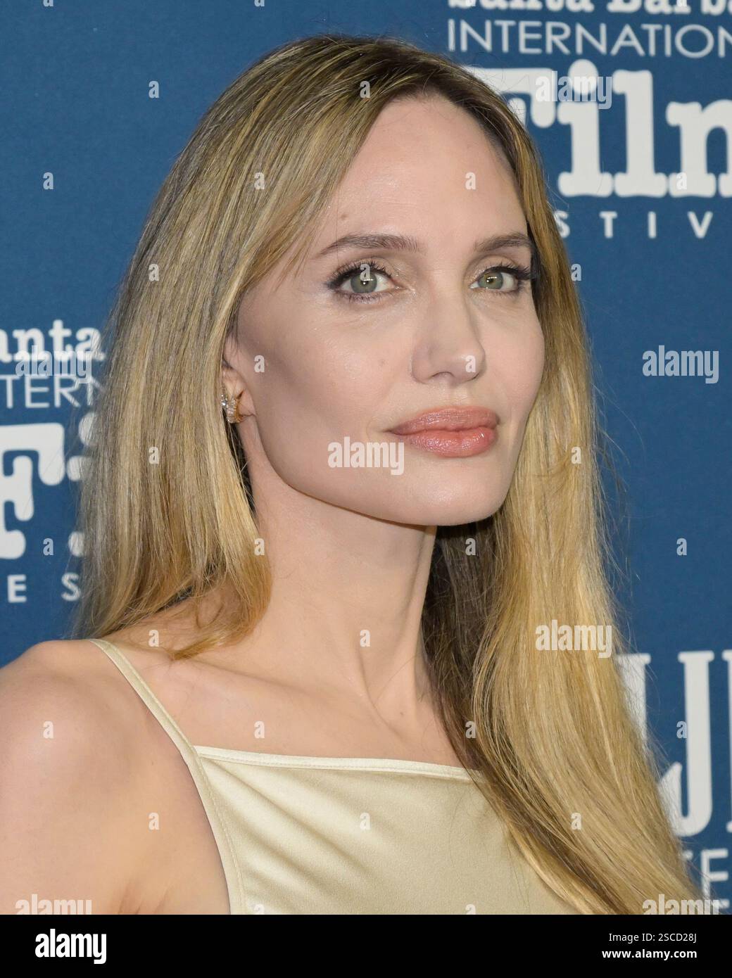 February 5, 2025, Santa Barbara, California, USA: Angelina Jolie ...