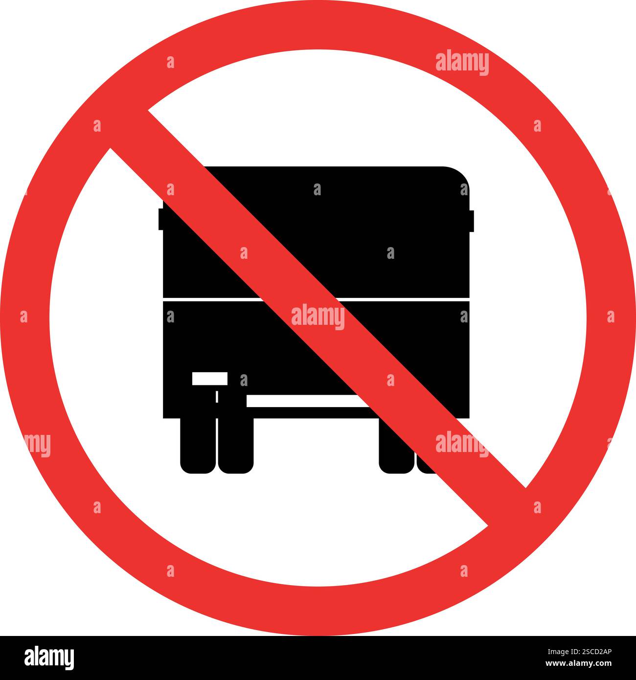 No heavy vehicles sign. Traffic Signs and Symbols Stock Vector Image ...