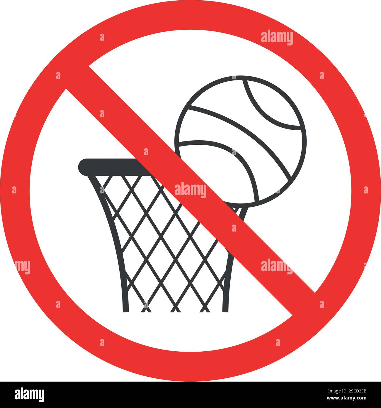 Basketball court closed sign. Sports Signs and Symbols Stock Vector ...