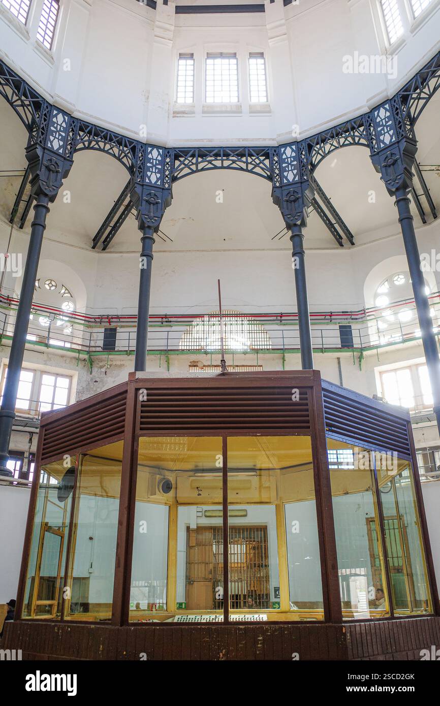 Barcelona, Spain - 2 Feb 2025: Prison control room at the Centre ...