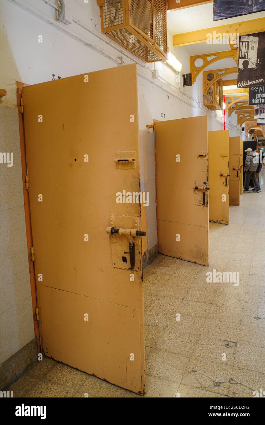 Barcelona, Spain - 2 Feb 2025: Prison cells at the Centre Cultural La ...