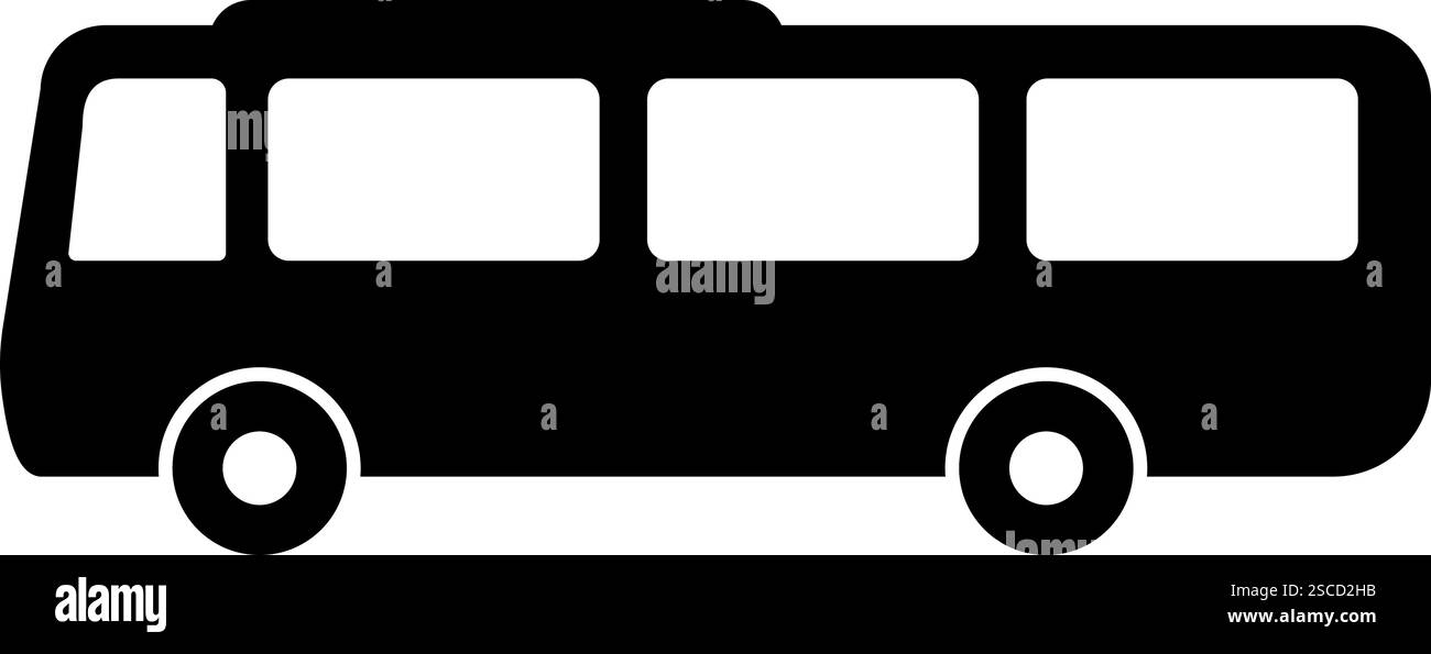 Passenger Bus icon sign. Travel signs and symbols Stock Vector Image ...