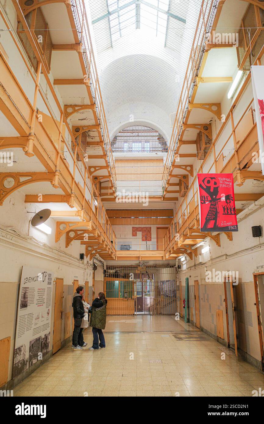 Barcelona, Spain - 2 Feb 2025: Prison cells at the Centre Cultural La ...