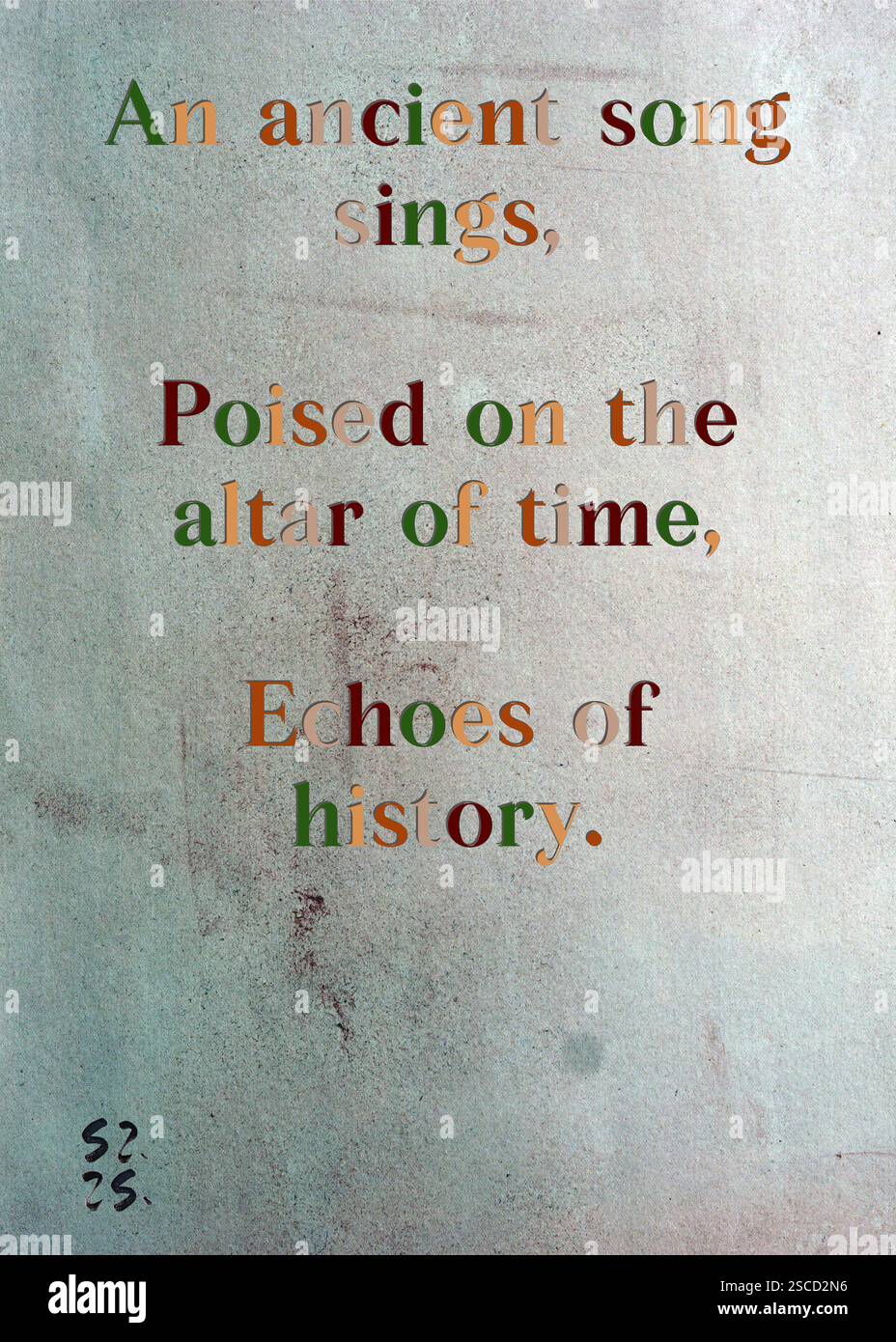 An ancient song sings, Poised on the altar of time, Echoes of history ...