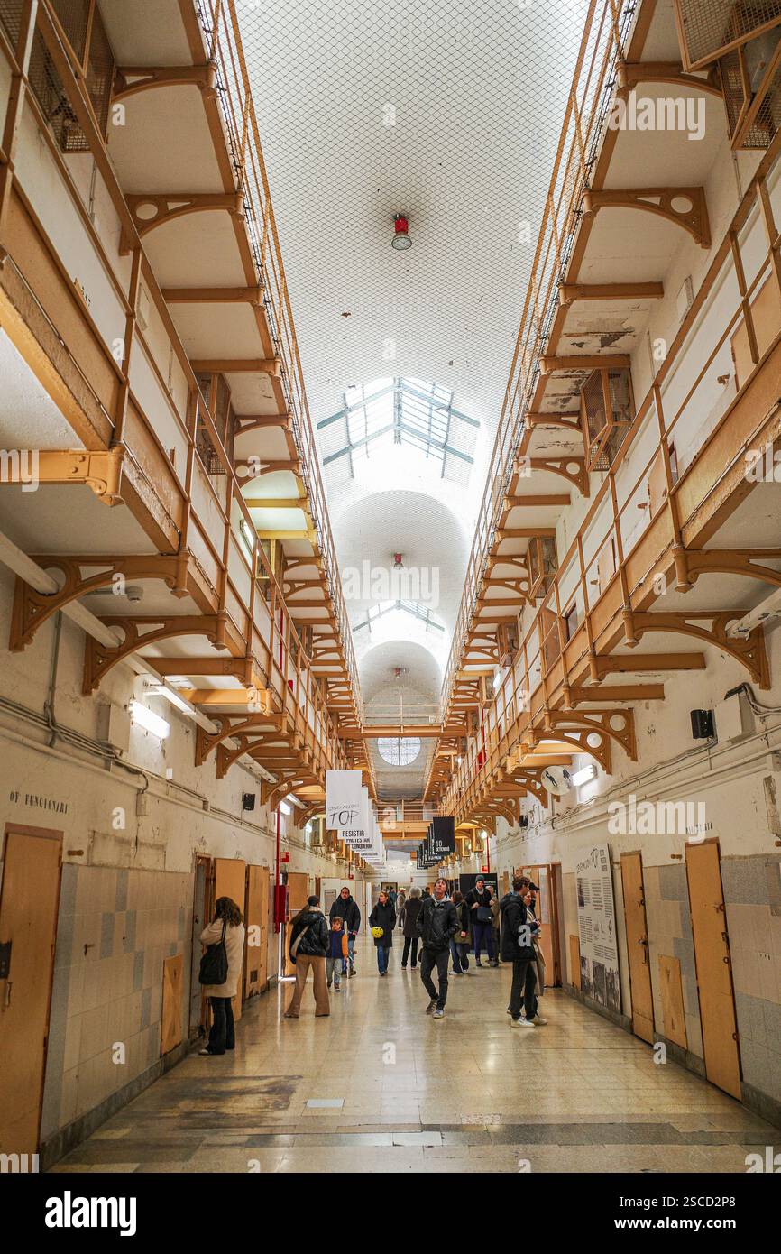 Barcelona, Spain - 2 Feb 2025: Prison cells at the Centre Cultural La ...