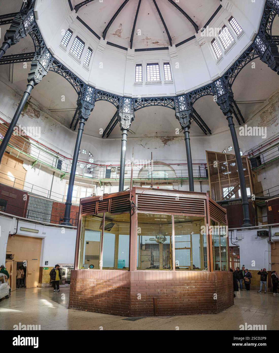 Barcelona, Spain - 2 Feb 2025: Prison control room at the Centre ...