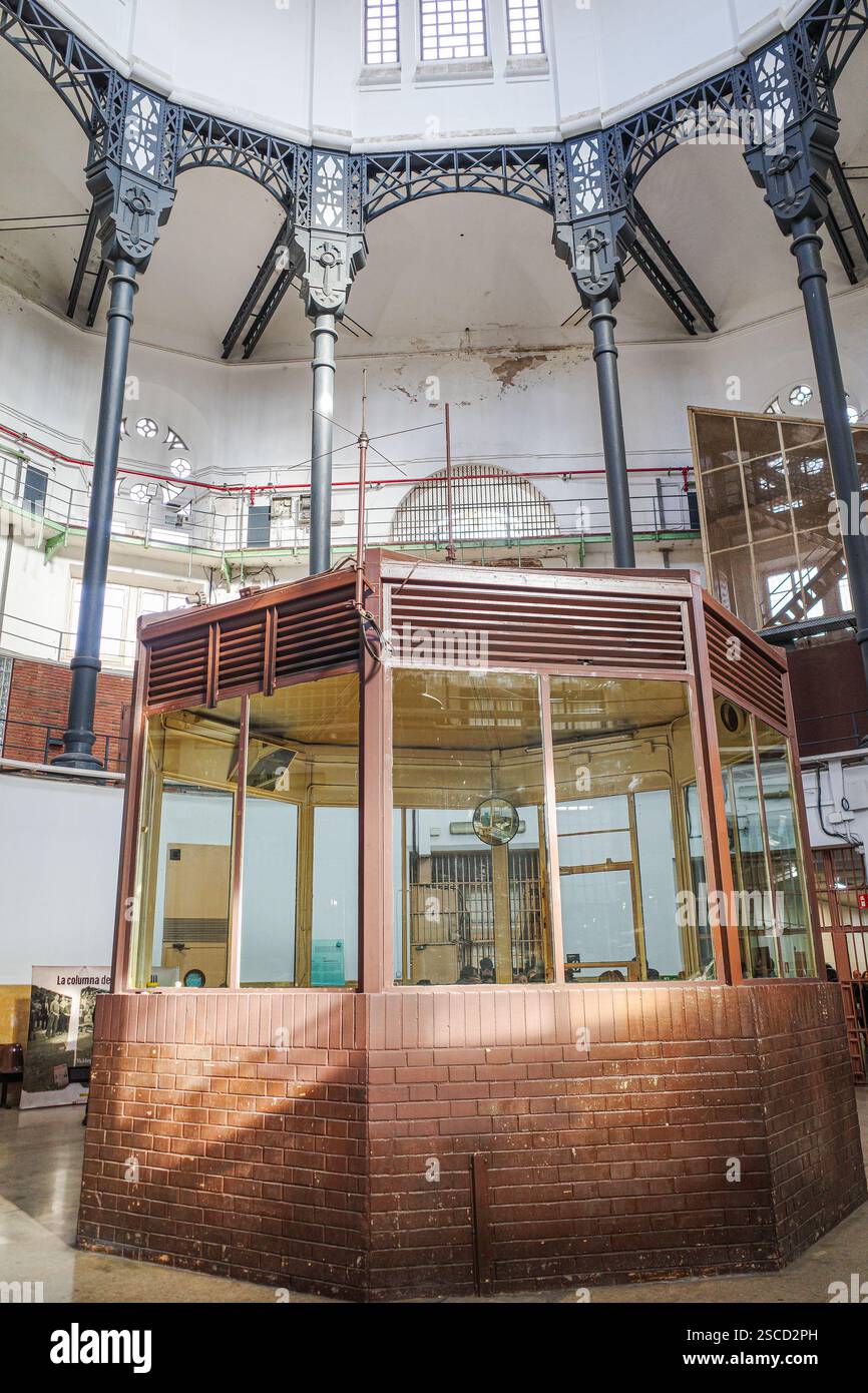 Barcelona, Spain - 2 Feb 2025: Prison control room at the Centre ...