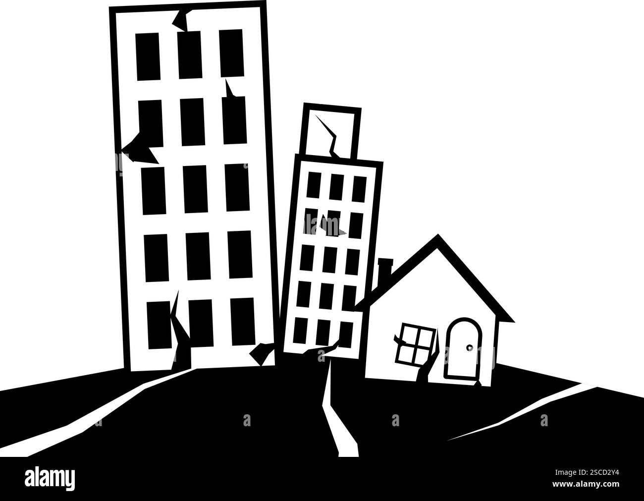 Earthquake banner Stock Vector Images - Alamy