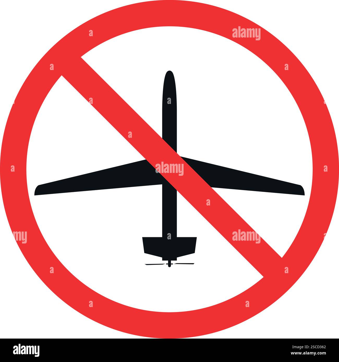 Drone ban no fly Stock Vector Images - Alamy