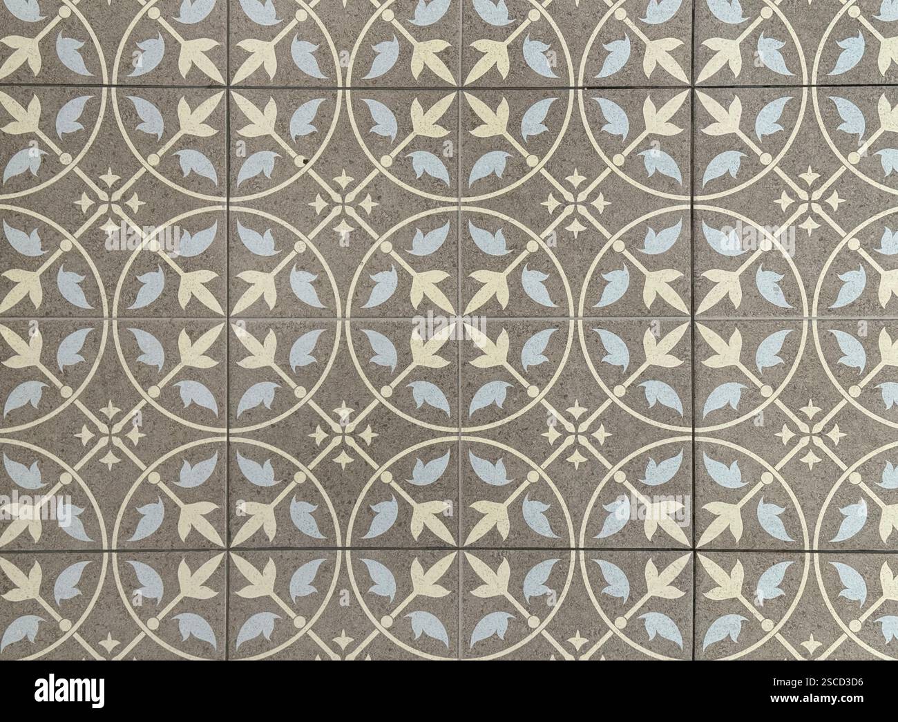 Colonial heritage patterned tiles in random various patterns. Batik ...