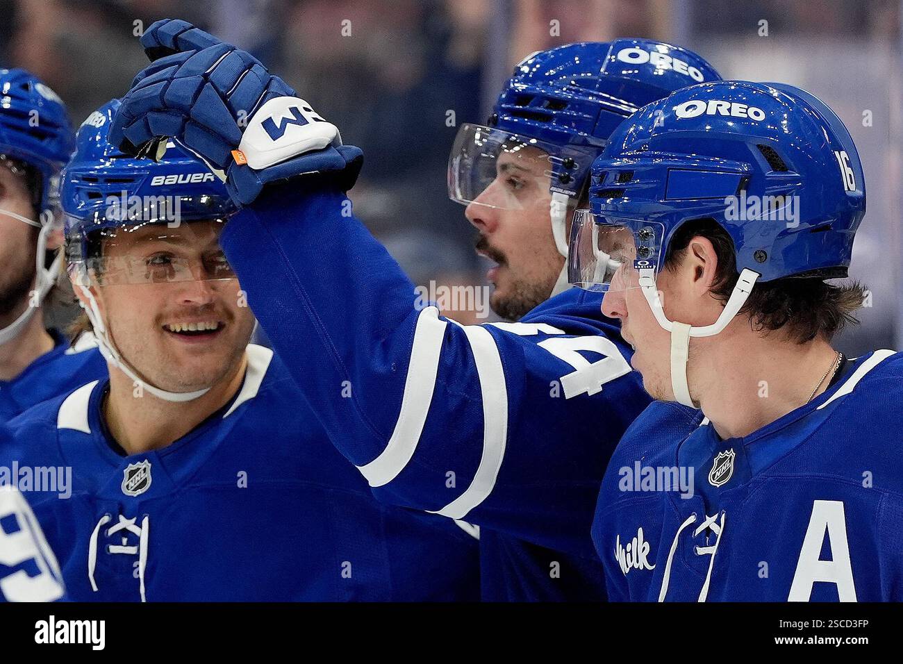 Toronto, Canada. 21st Oct, 2024. Toronto Maple Leafs centre Auston ...