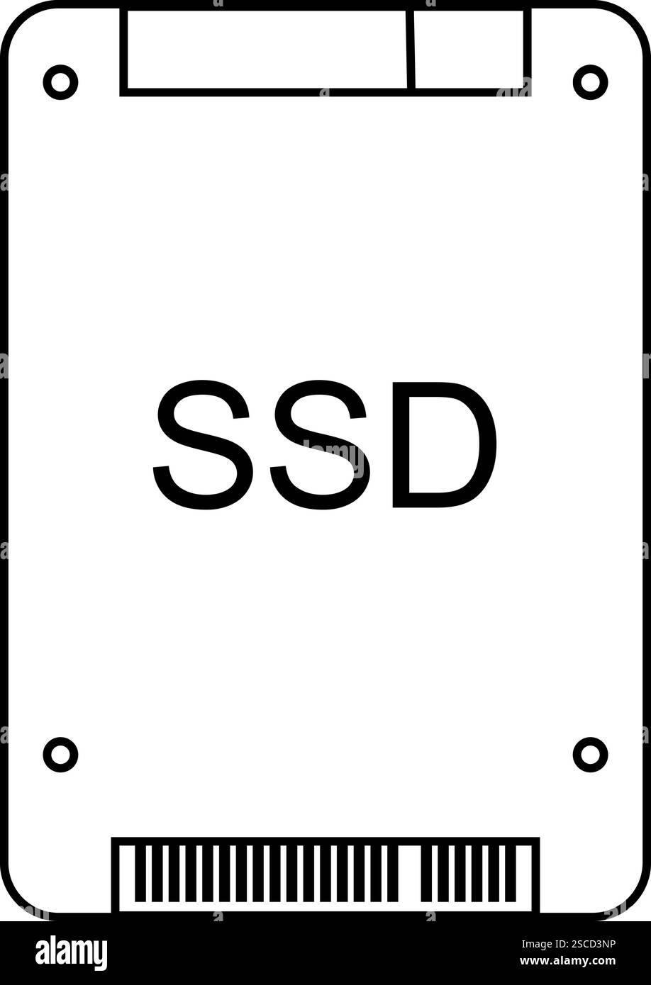 Computer parts equipment Stock Vector Images - Alamy