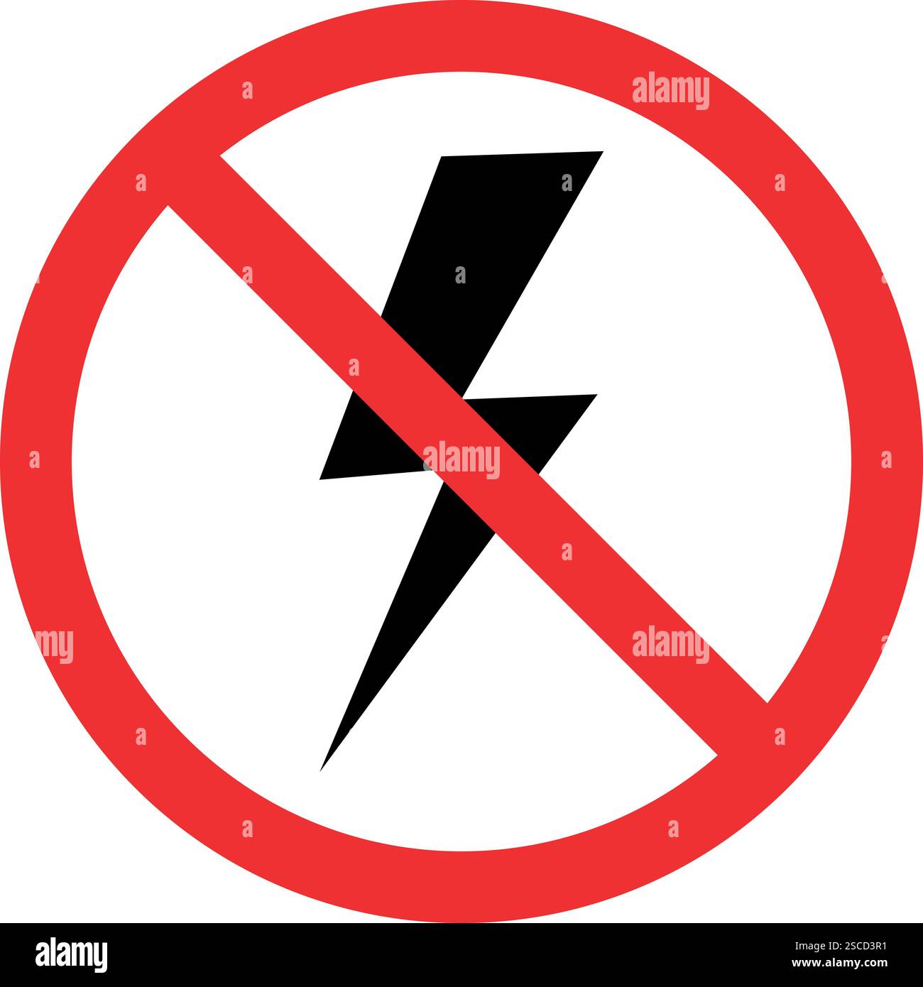 No flash sign. Forbidden signs and symbols Stock Vector Image & Art - Alamy