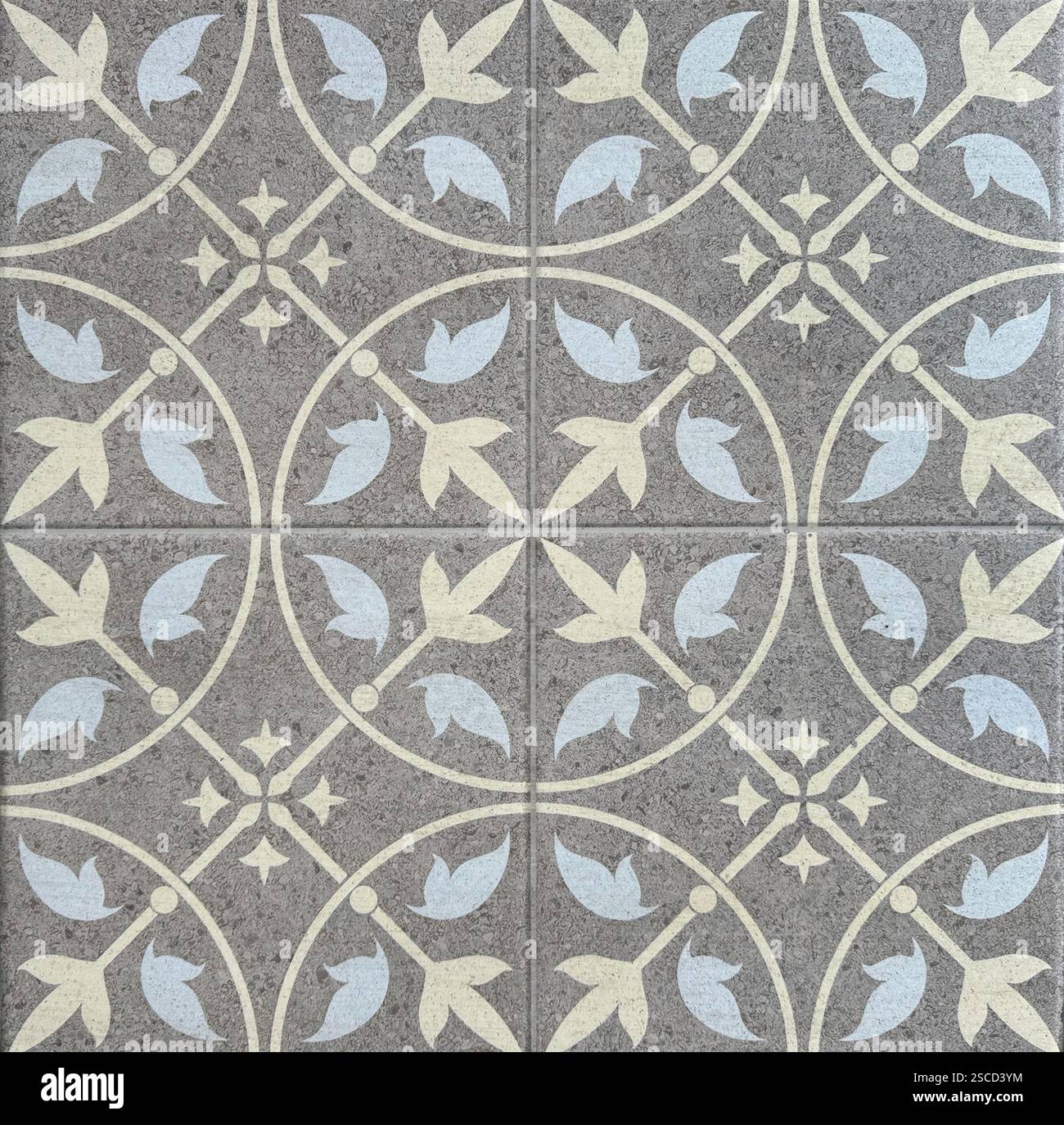 Colonial heritage patterned tiles in random various patterns. Batik ...