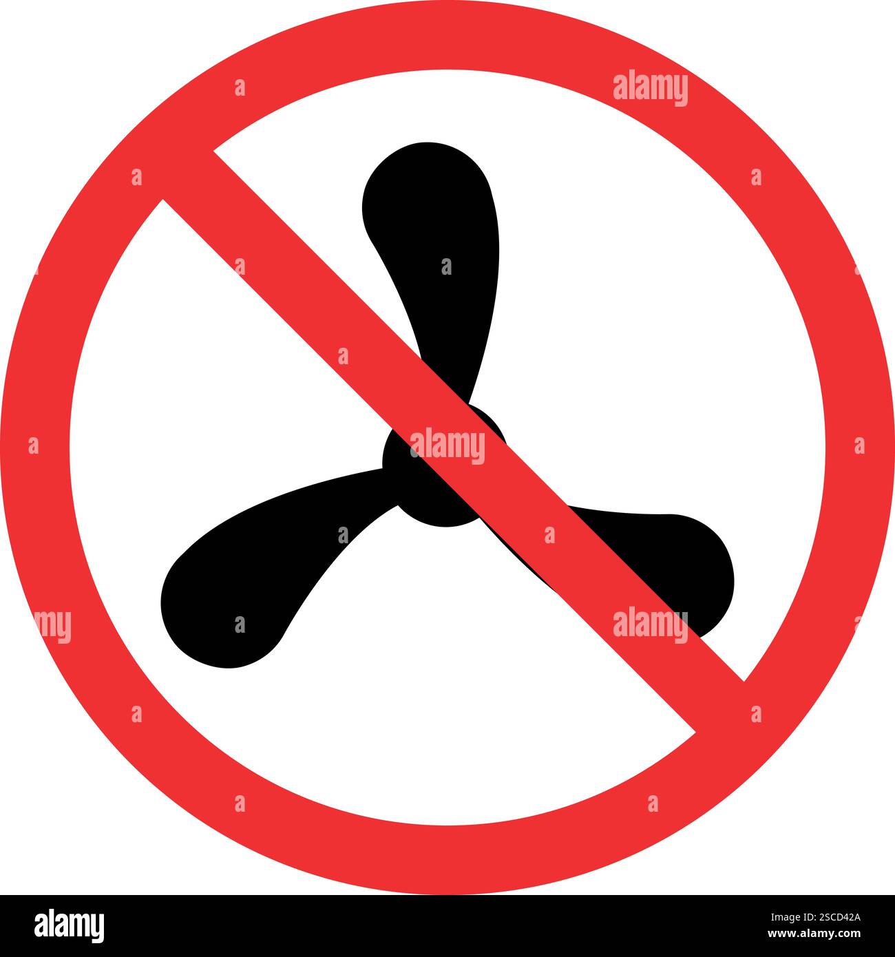 Warning sign for boats Stock Vector Images - Alamy