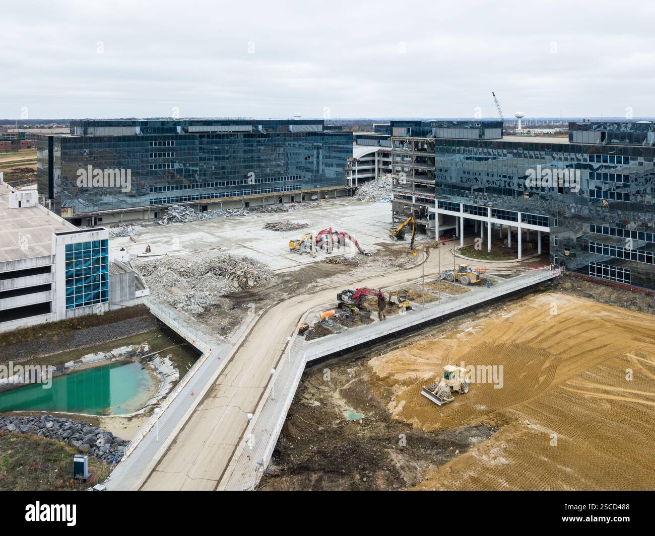 Sears Corporate Headquarters Demolition, Location: Hoffman Estates IL ...