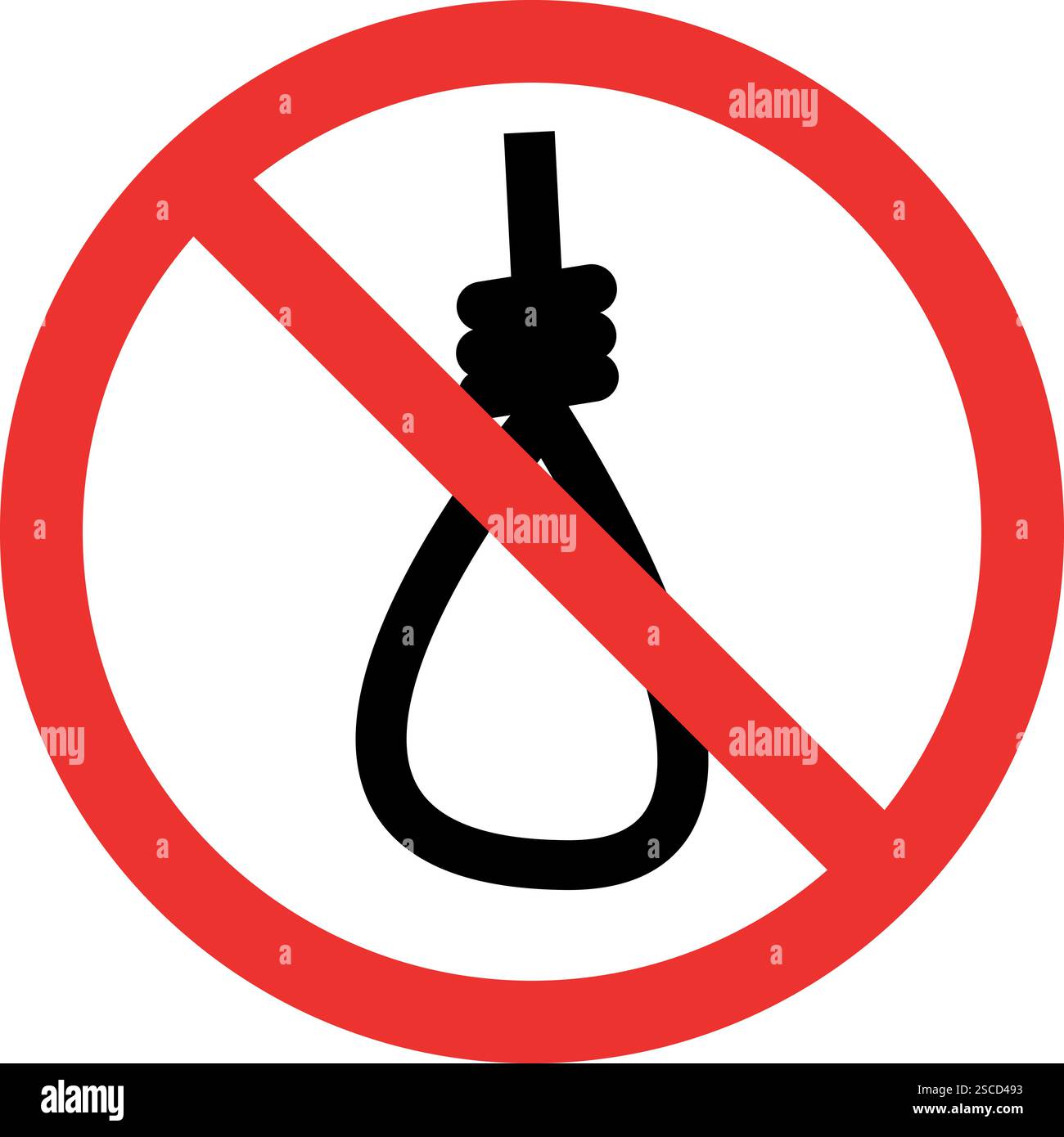 Warning signs hanging icon Stock Vector Images - Alamy