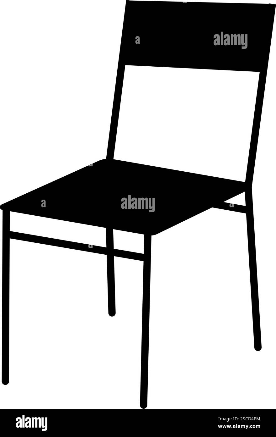 Metal chair icon sign. Furniture signs and symbols Stock Vector Image ...