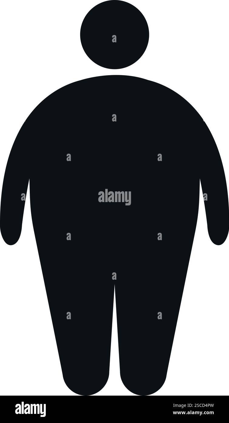 Obesity icon sign. Health signs and symbols Stock Vector Image & Art ...