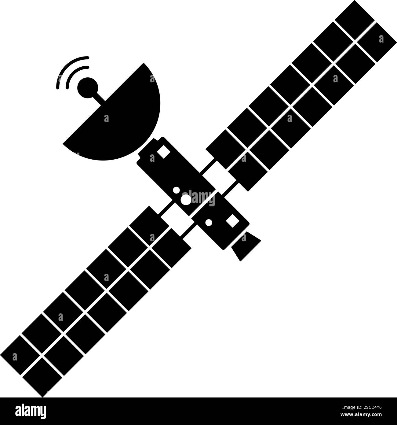 Space satellite icon sign. Communication signs and symbols Stock Vector ...