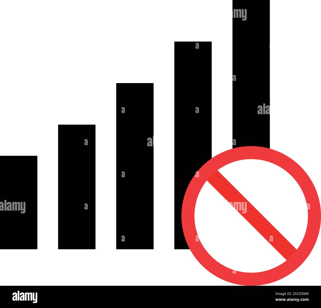 No signal sign. Network signs and symbols Stock Vector Image & Art - Alamy