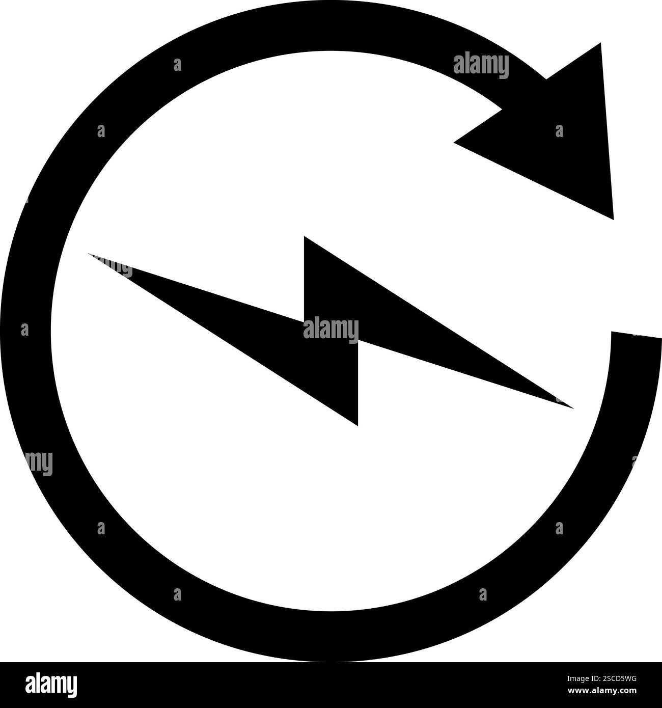 24 hour power electric energy icon. Electrical signs and symbols Stock ...