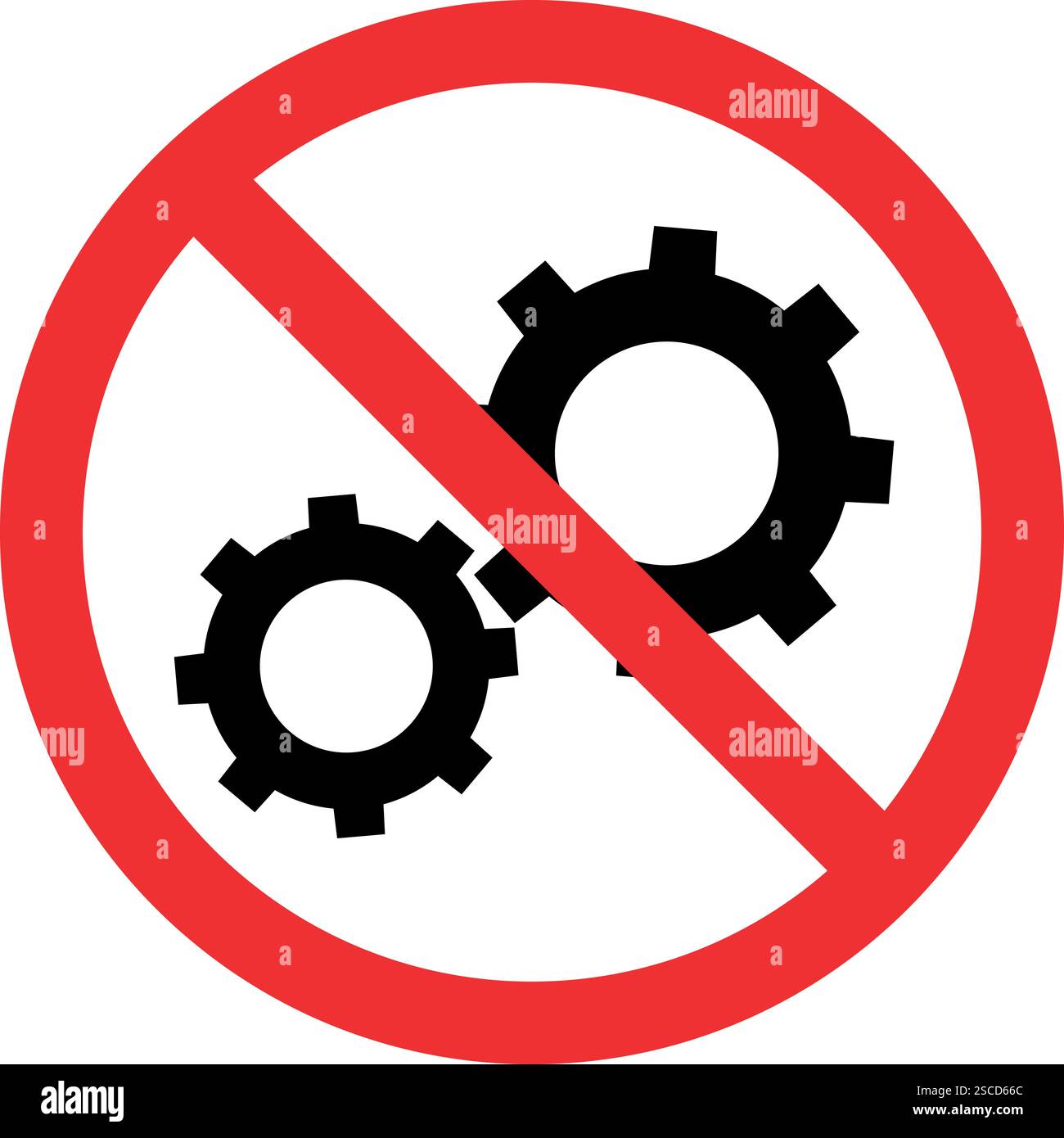 Gear restriction Stock Vector Images - Alamy