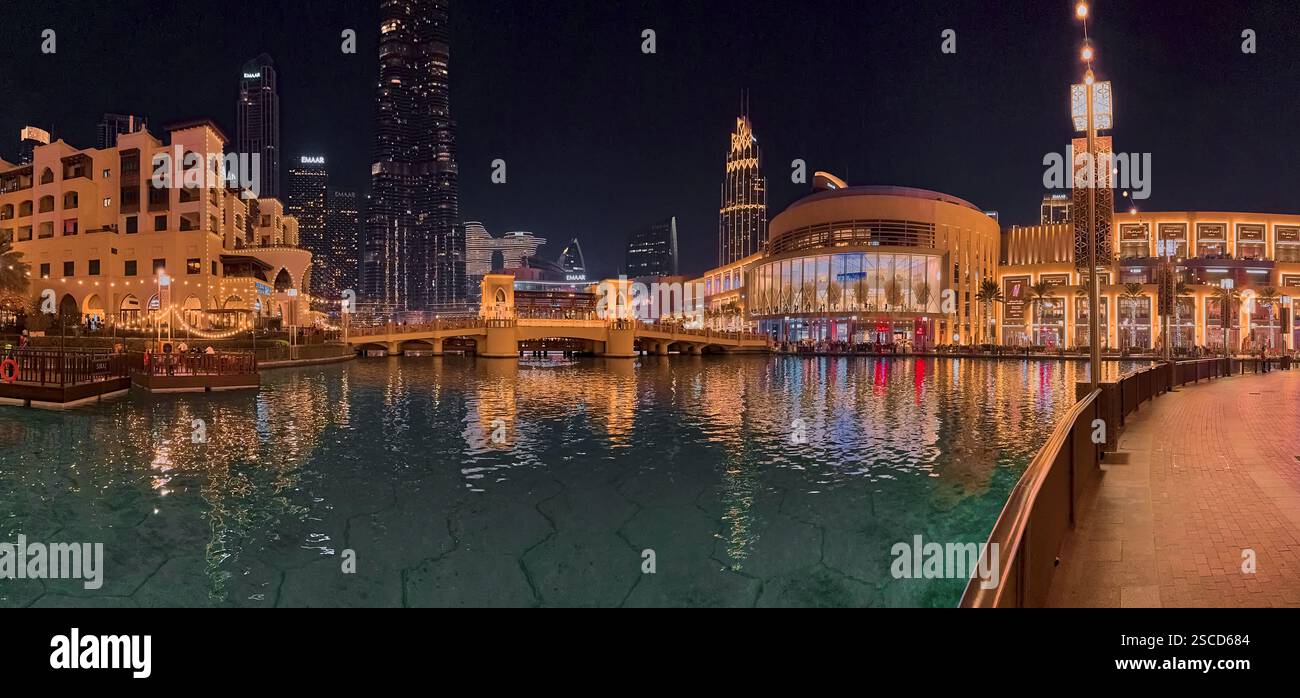 UAE, Dubai, 10 December 2024: The famous shopping center Dubai Mall and ...