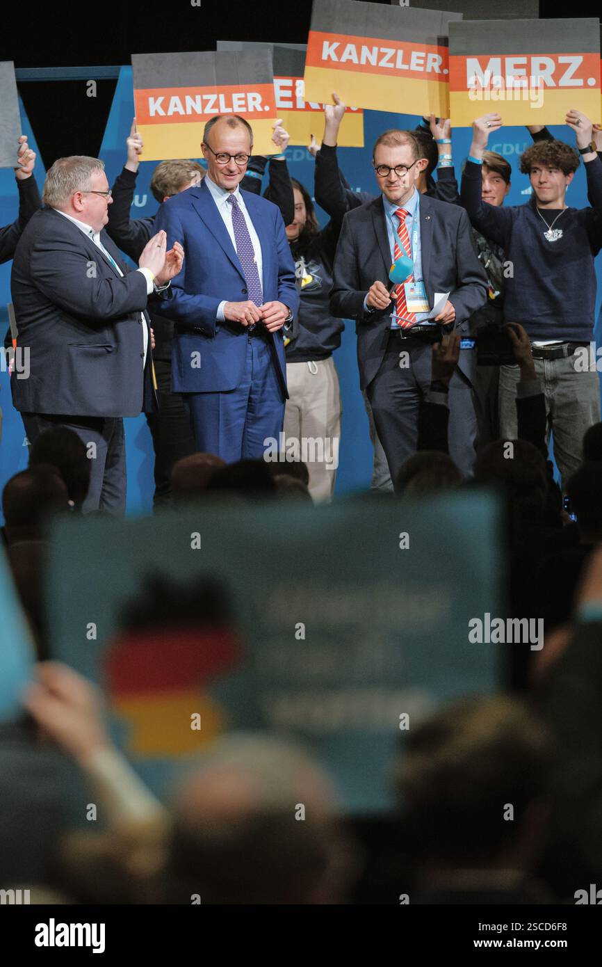 St. Ingbert, Germany. 06th Feb, 2025. Friedrich Merz (CDU), CDU ...