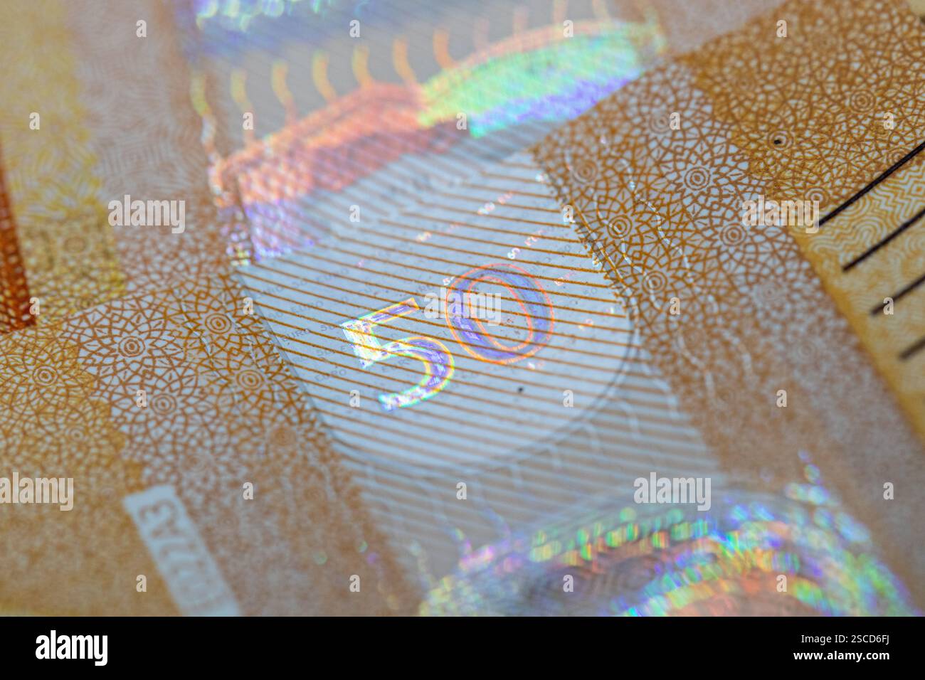 Security features 50 euro banknote hi-res stock photography and images ...