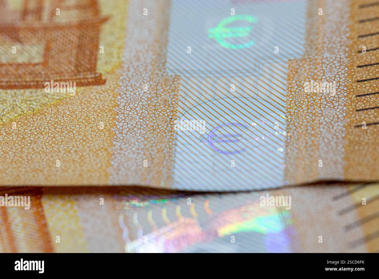 Detailed macro view security features hi-res stock photography and ...