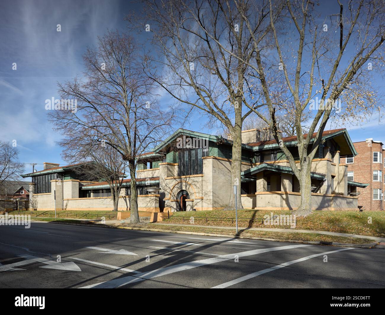 Dana-Thomas House, Location: Springfield IL, Architect: Frank Lloyd ...
