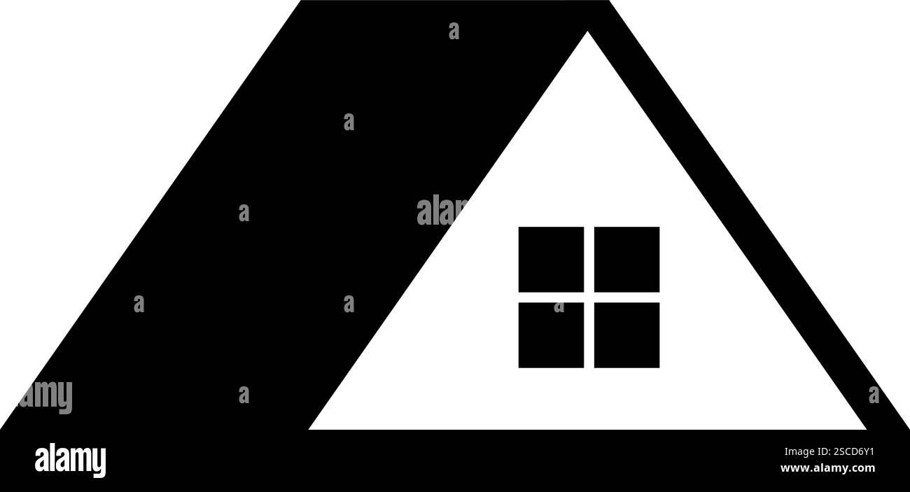 Home roof icon. Building signs and symbols Stock Vector Image & Art - Alamy
