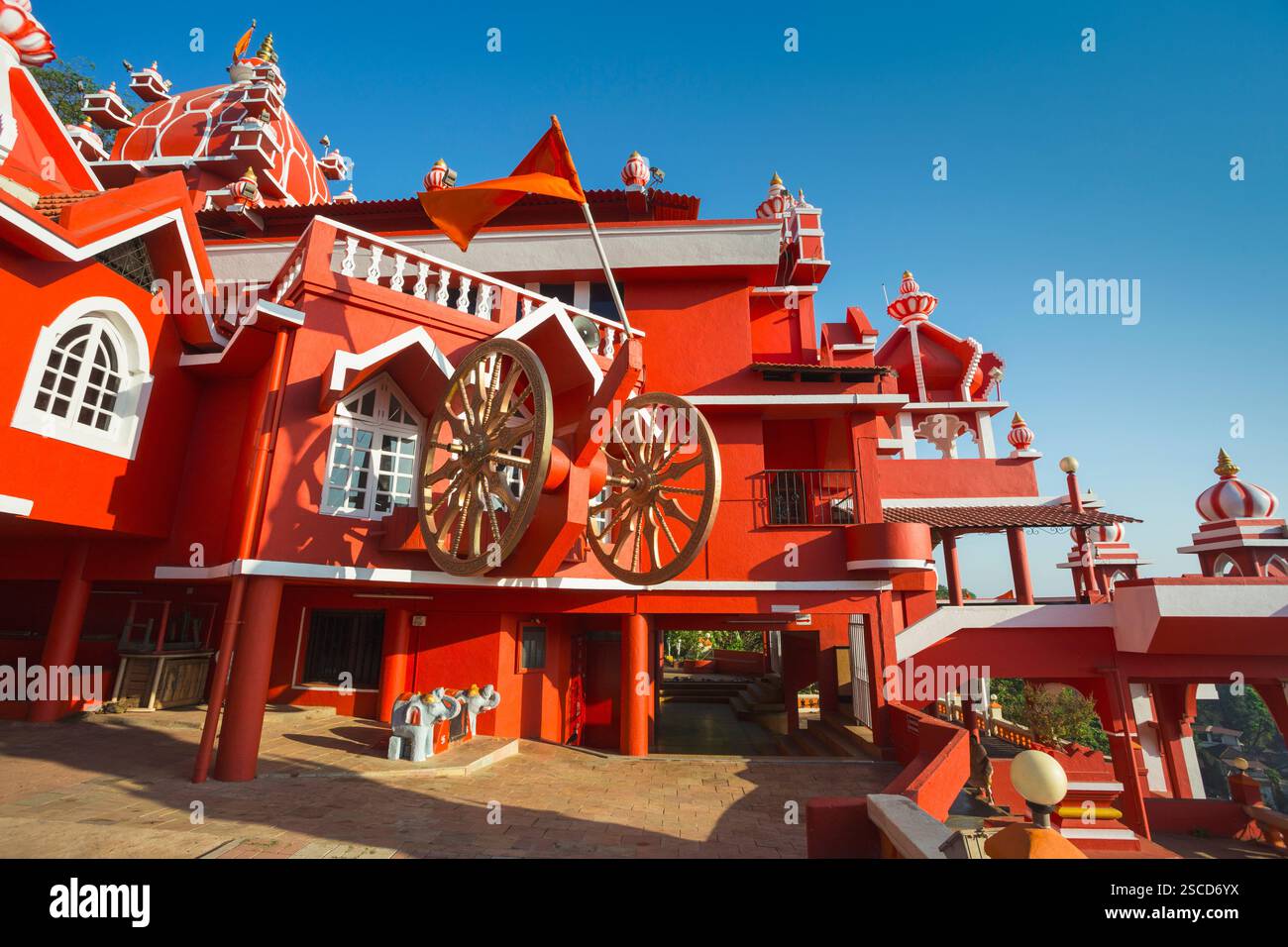 India, Goa, 8 March 2017. Maruti Temple (Hanuman Temple) in Panjim ...