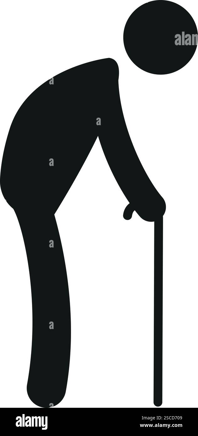 Elderly person icon. Human signs and symbols Stock Vector Image & Art ...